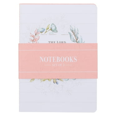 Christian Art Gifts Slim Notebook Set w/Inspirational Scripture for ...