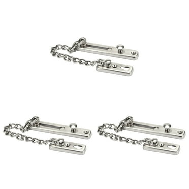 Keyed Chain Door Guard, Brite Brass Finish - Walmart.com