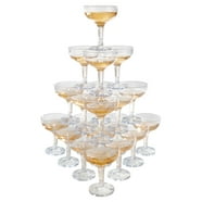 TOSSWARE Clear Plastic 9oz Flute Champagne Glass, Set of 12 - Walmart.com