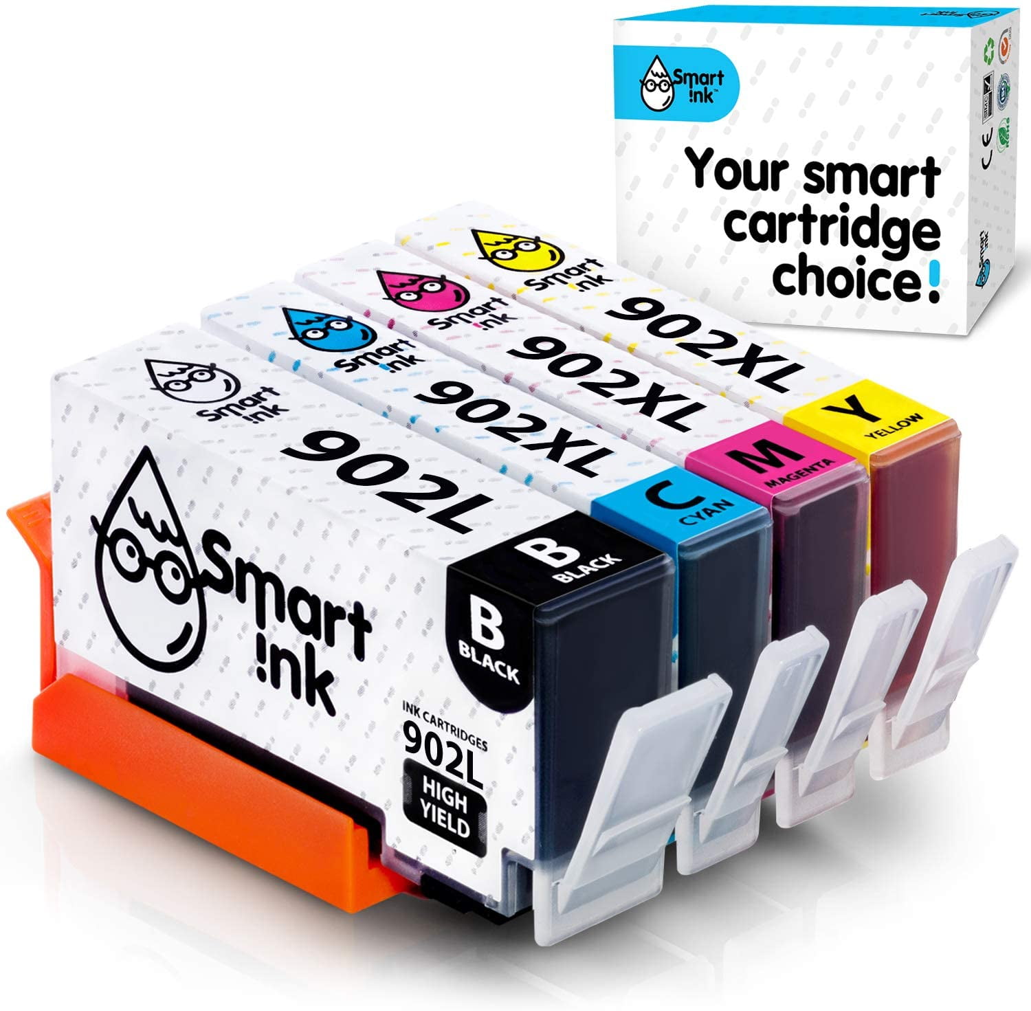 Smart Ink Compatible Ink Cartridge Replacement for HP 902 XL 902XL New ... Smart Ink Compatible Ink Cartridge Replacement for HP 902 XL 902XL New ...