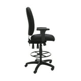 OFM Ergonomic Task Chair with Arms and Drafting Kit, Mid Back, in Black ...