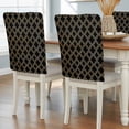 Chair Covers Set of 4 Geometric Lines Chair Slipcover Protector Stretch ...