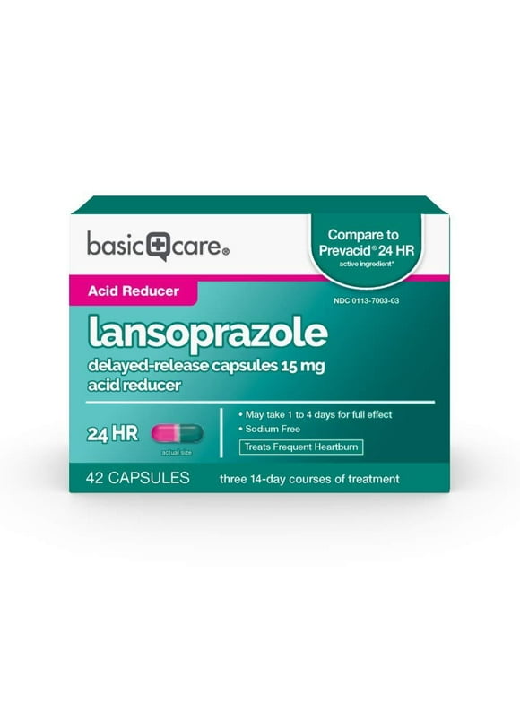 Lansoprazole in Antacids and Heartburn Relief - Walmart.com