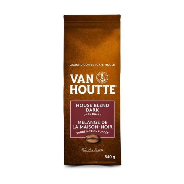 Van Houtte® House Blend Dark Roast Ground Coffee, 340g, Can Be Used ...