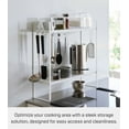 Yamazaki Home Two-Tier Countertop Rack, White, Steel - Walmart.com