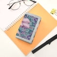 Beautiful Pastel Pink Bows Green Background Trifold Wallets Card ...