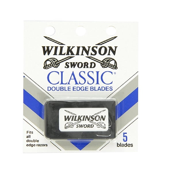 Wilkinson Sword Double Edge single Razor Cartridge, 5 blades + Schick ...
