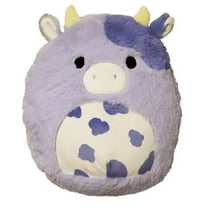 Squishmallows FuzzAMallows 16 inch Bubba the Purple Spotted Cow - Child ...