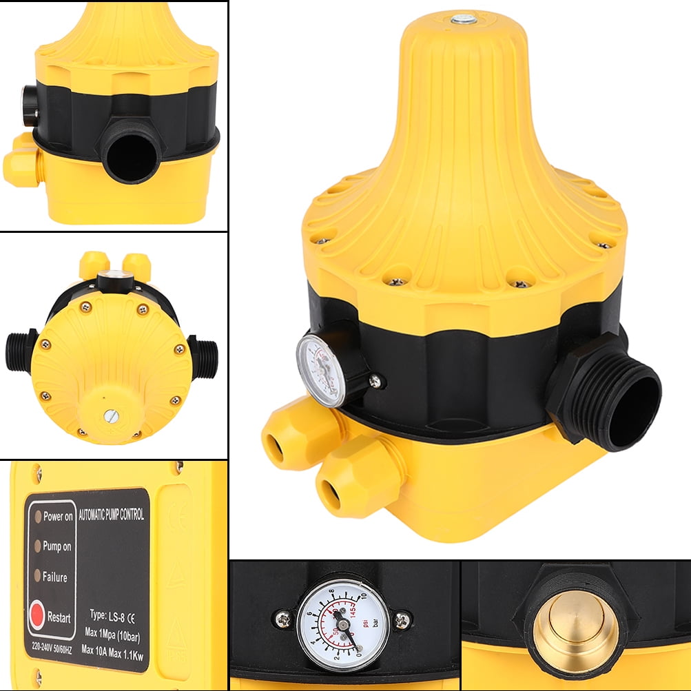 SCITOO Water Pump Electronic Pressure Switch 10A 110V-120V Automatic ...