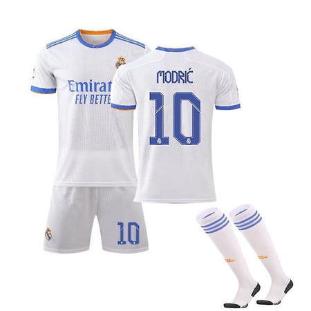 New 2021/2022 Kids Soccer Jersey 7# Hazard 10# Modric Football Jerseys ...