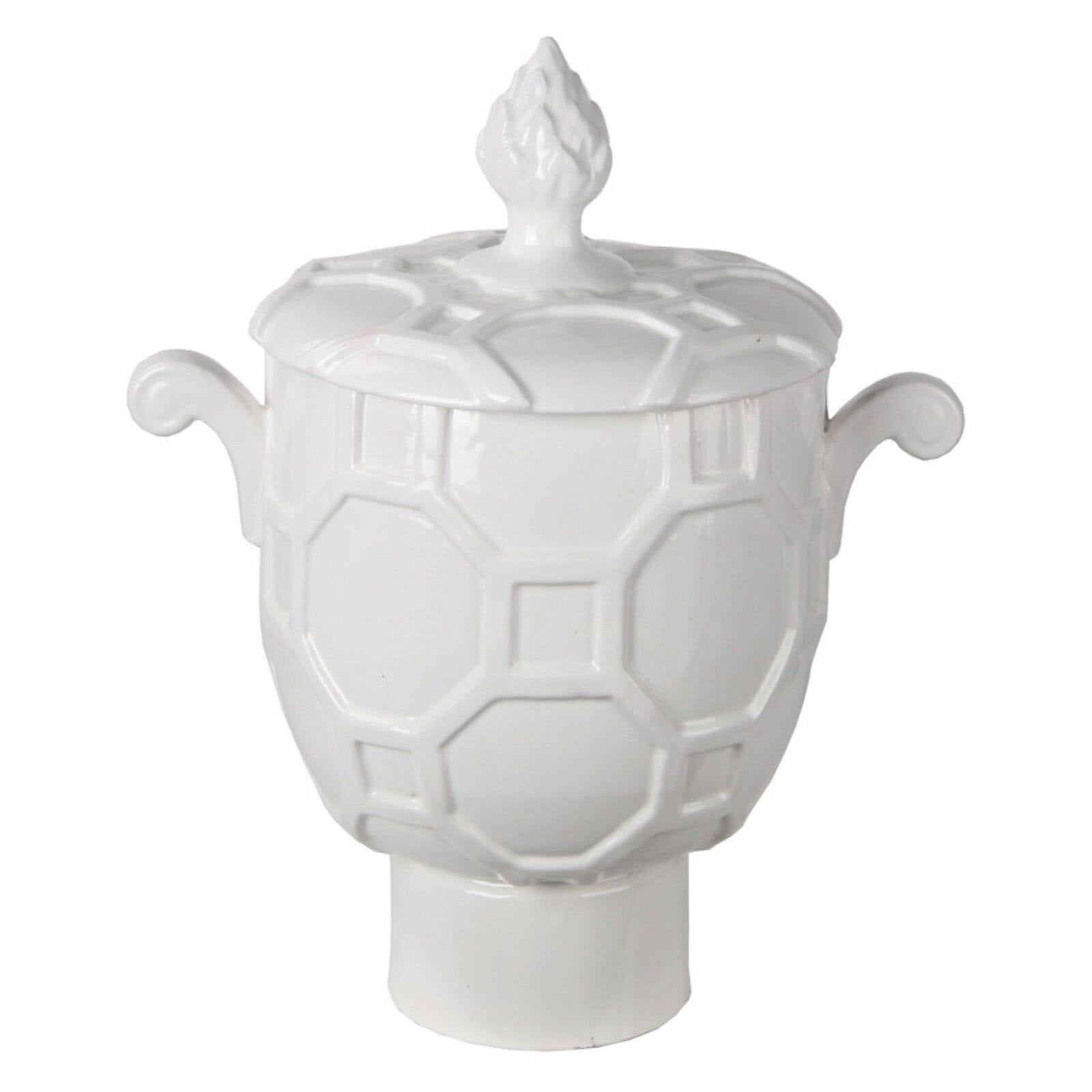 Privilege International Geometric Table Vase with Lid - Walmart.com
