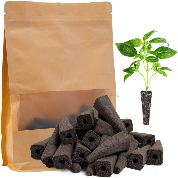 50 Pack Growth Sponges, Replacement Root Growth Sponges Seed Pods ...