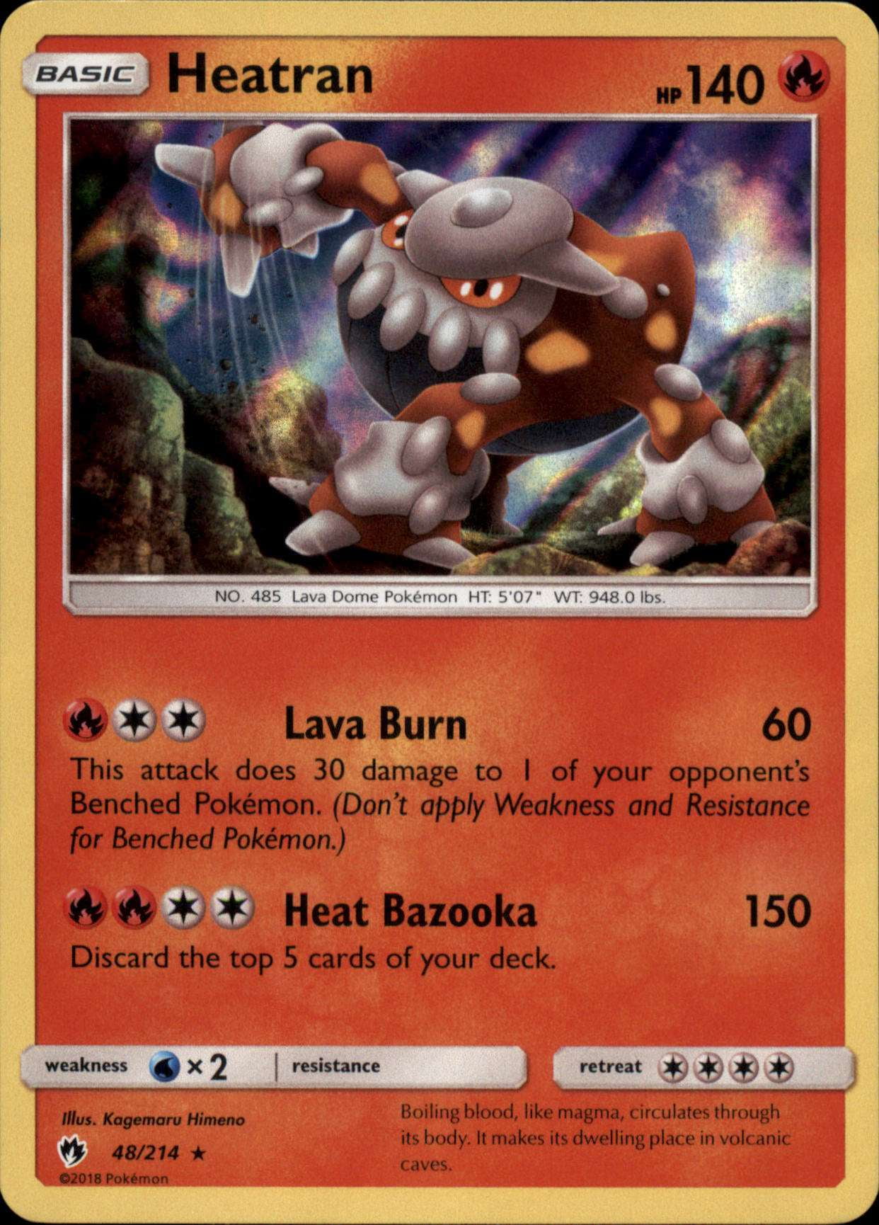 Heatran Card