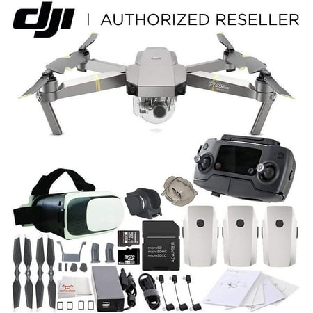 DJI Mavic Pro Platinum Collapsible Quadcopter Virtual Reality ...