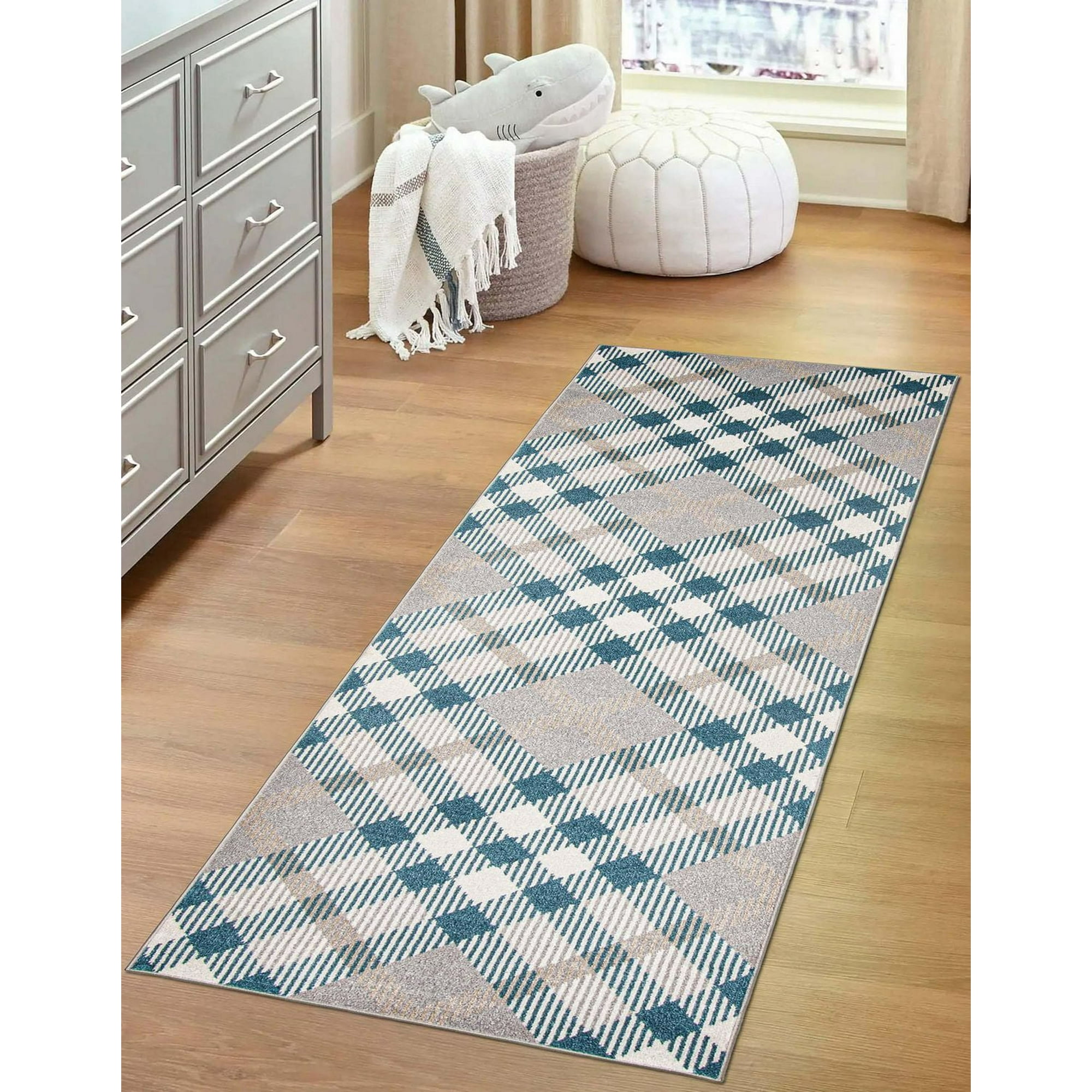 Click here for Ecarpet Washable Plaid Area Rug & Runner For Kitch... prices