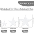 4Bags Acrylic Star Stickers for DIY Photo Album Diary Scrapbook ...
