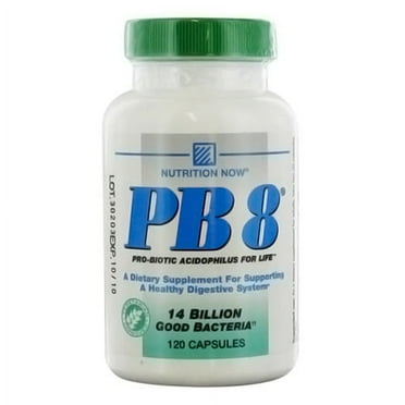 Nutrition Now Pb 8 Pro-Biotic Acidophilus For Life - 120 Vegetarian ...