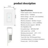 WiFi Enabled 3 Gang Touch Wall Switch - Alexa & Google Assistant ...