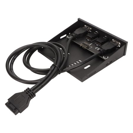 USB Front Panel, USB 3.0 4 Ports Hub, Stable Transmission Jamproof 3.5 ...