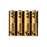 Kidde AA Alkaline Batteries, for Smoke and Carbon Monoxide Detectors, 4 ...