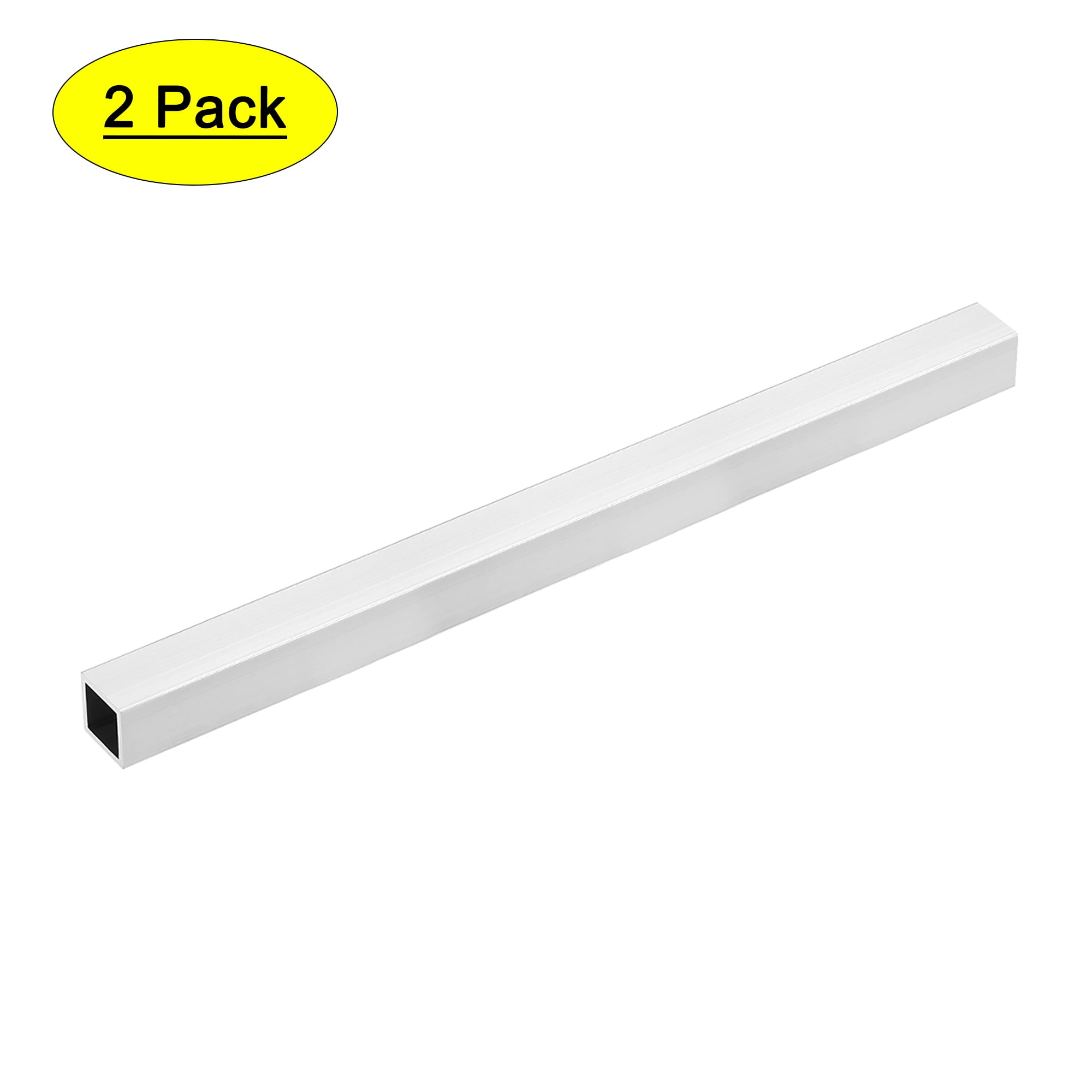 Uxcell 20mm x 20mm x 1.5mm x 300mm Length 6063 Aluminum Square Tube 2 ...