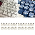 20pcs Simple Styles Cats Outline Silicone Keycaps Improve Typing ...