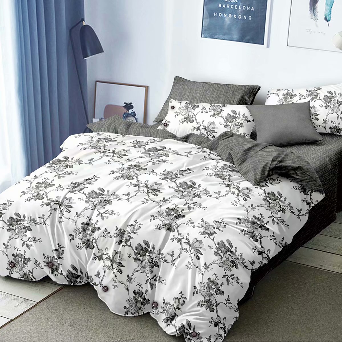 HGmart Duvet Cover 90g Microfiber Down Comforter Quilt Bedding Cover 3