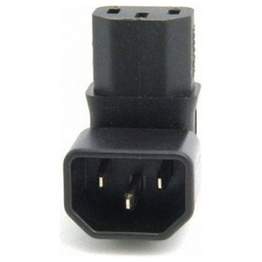 Chenyang CY IEC Male C14 to Up Direction Right Angled 90 Degree IEC Female C13 Power Extension ...