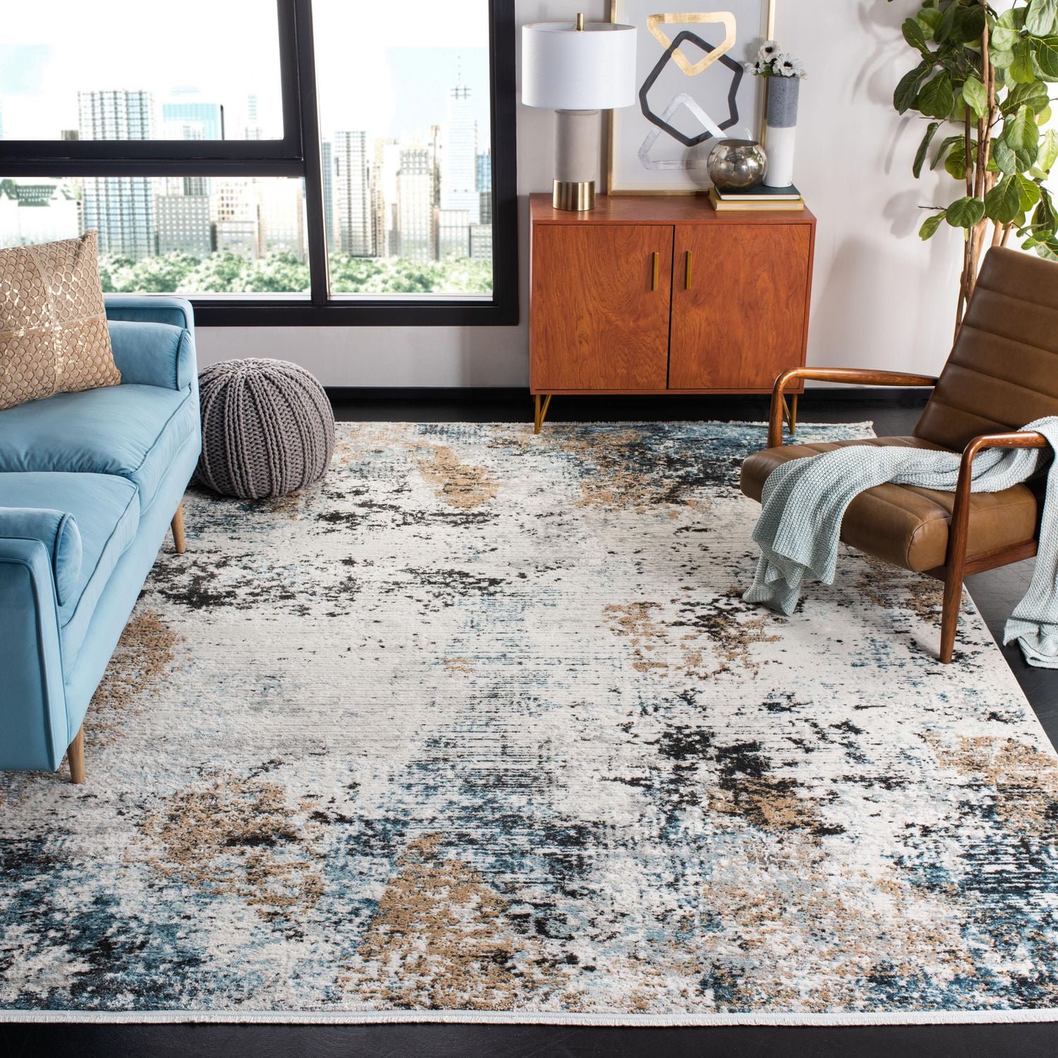 Click here for Safavieh Shivan Hudson Abstract Area Rug 67 X 67 S... prices