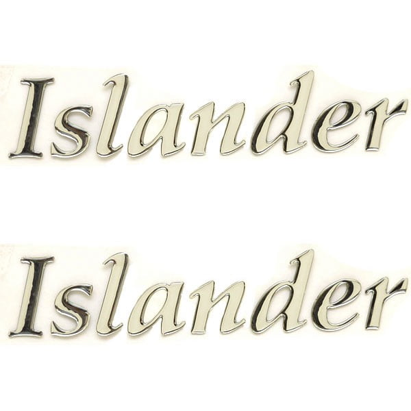 Palm Beach Pontoon Boat Raised Decals 30000077 | Islander Silver (Pair ...