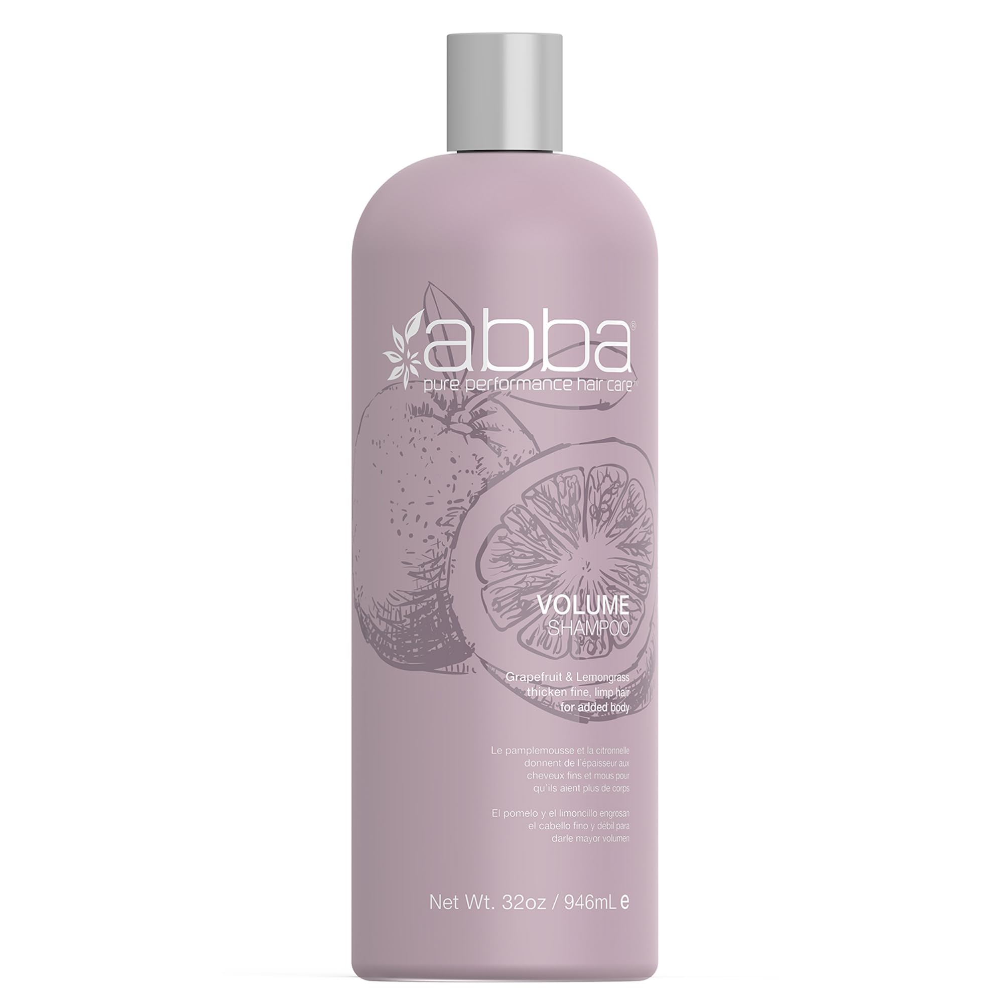 ABBA Volume Shampoo, Grapefruit & Lemongrass, 32 Fl Oz - Walmart.ca