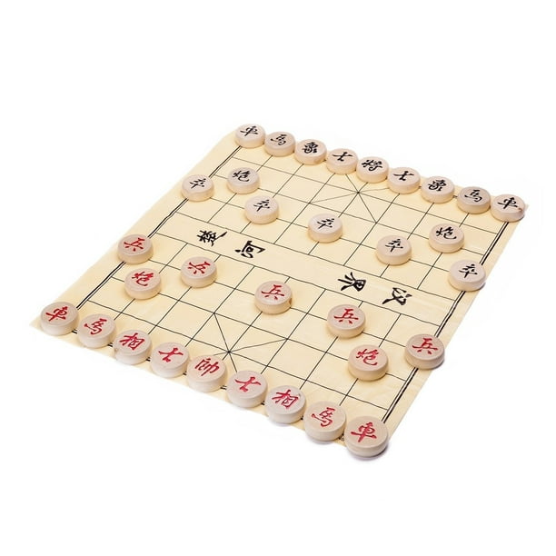 Traditional Xiang Qi Wooden Chinese Chess Checker Game 2" - Walmart.com