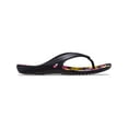 Women's Crocs Kadee II Black Floral Print Flip Flop Sandal - Walmart.com