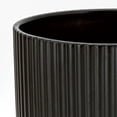 Assorted Sizes Fluted Ceramic Round Indoor Outdoor Planters with ...