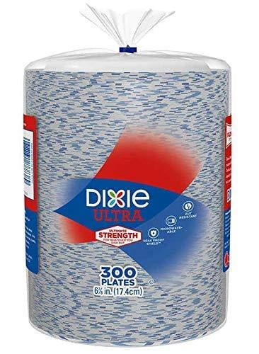 Dixie Ultra Paper Plate, 6-7/8 Inch, 300 Count - Walmart.com