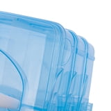 Casewin 3-Tier Transparent Stackable Adjustable Compartment Slot ...