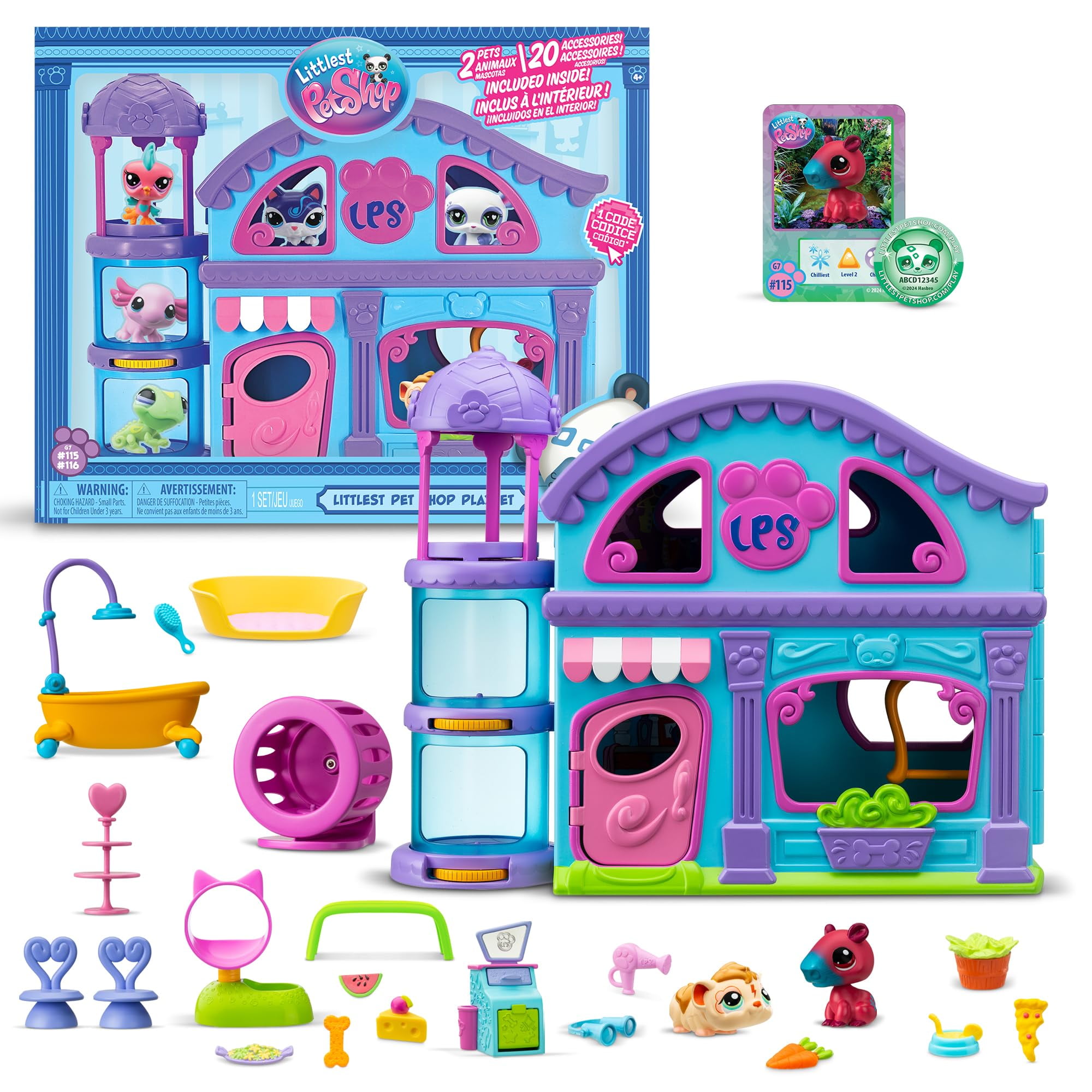 Littlest Pet Shop Playset - LPS Gen 7, Authentic Mystery Figures ...