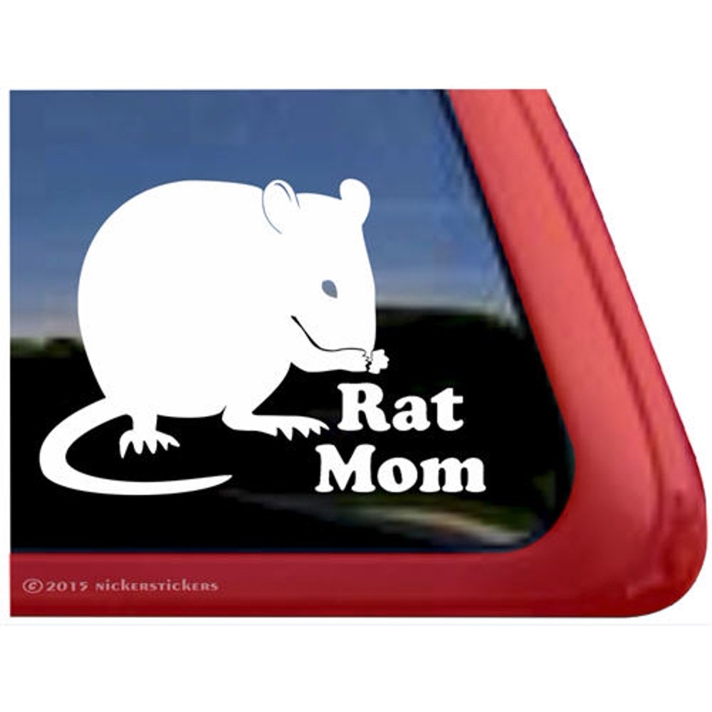 Rat Mom | High Quality Vinyl Pet Rat Window Decal - Walmart.com ...