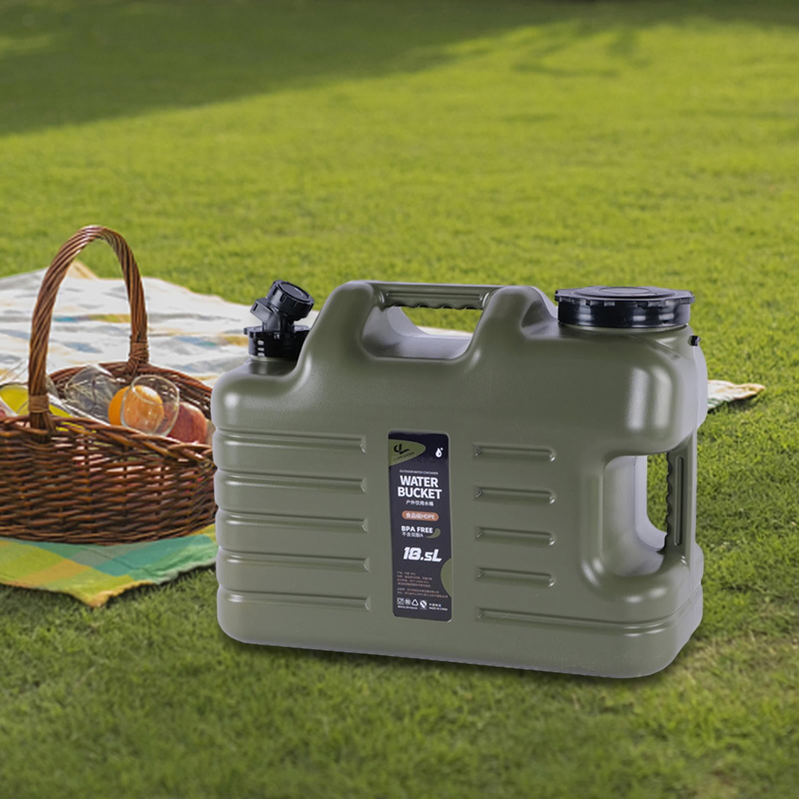 Water Container Water Carrier with Faucet Drink Dispenser with Screw ...