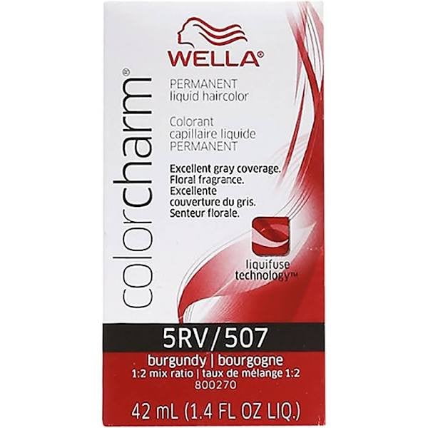 Wella Color Charm Liquid Haircolor, 5RV/507 Burgundy, 1.4 oz - Walmart.com