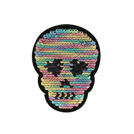 Applique Clothes Patch Stickers Reversible Change Color Embroidery ...