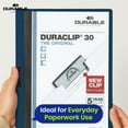 Durable DURACLIP A4 Clip Folder – 30 Sheet PVC Display File, 25 Pcs ...