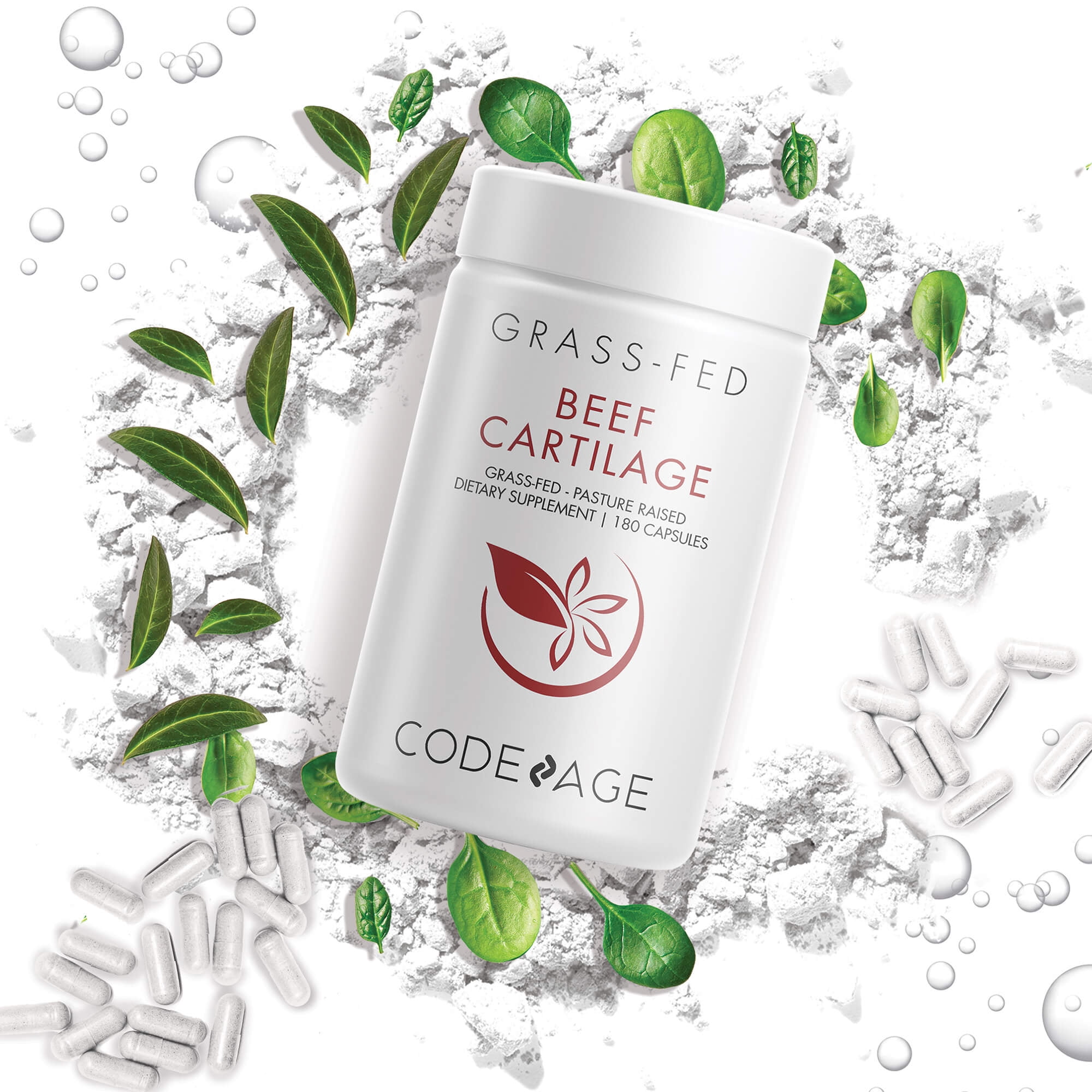 Buy Codeage Grass-Fed Beef Cartilage, Freeze-Dried, Non-Defatted ...