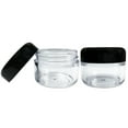 Beauticom 48 Pieces 30G/30ML(1 Oz) Round Clear Plastic Container Jars ...
