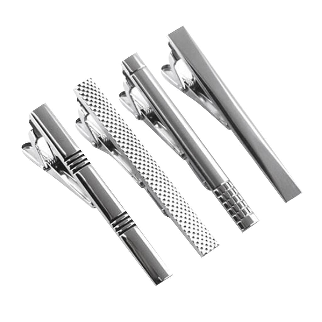 4 Pieces Tie Fashion Tie Clip For Men Classic Jewelry Gift - Walmart.com