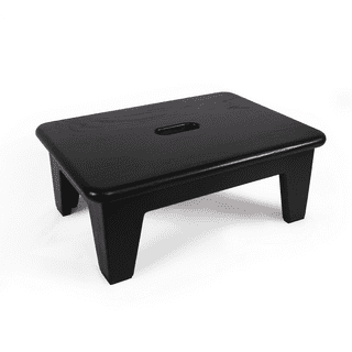Mainstays One Step Folding Step Stool, Black Plastic - Walmart.com