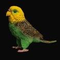 Slccxzc 2pcs Green Artificial Bird Figurine Simulation Parrot Model ...