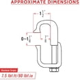 AA-Racks P-AC-03 Clamp for Truck Cap, Camper Shell, Topper for a short ...