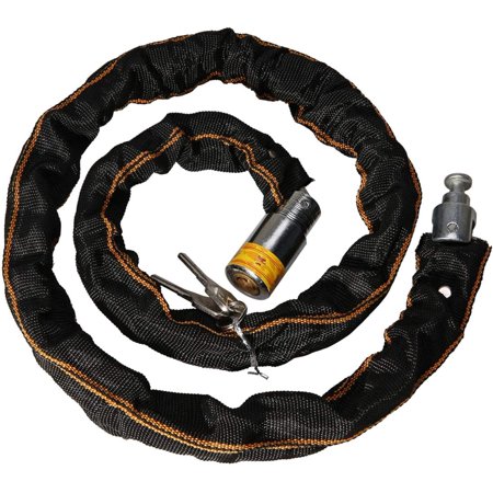 Bike Chain Lock with Key - Outdoor Security Heavy Duty Anti Theft for ...