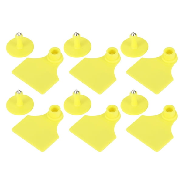 20 Sets of Livestock Identification Blank Ear Tags for Goats, Sheep ...